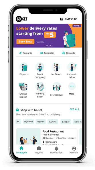 GoGet | Affordable and Reliable Part Timers for your Home and Daily Life